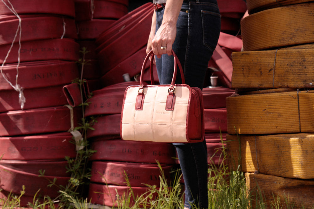 Sustainable Leather Post Bag | Elvis & Kresse