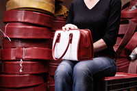 Sustainable Leather Post Bag | Elvis & Kresse