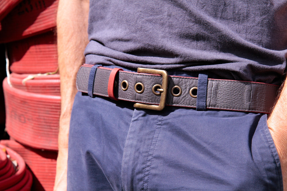 Fire & Hide Rescued Leather Belt - E&K - Elvis & Kresse