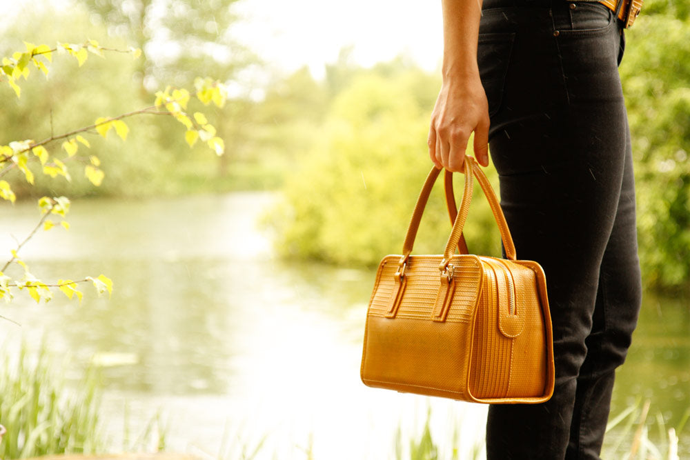 Reclaimed Material Post Bag | Elvis & Kresse