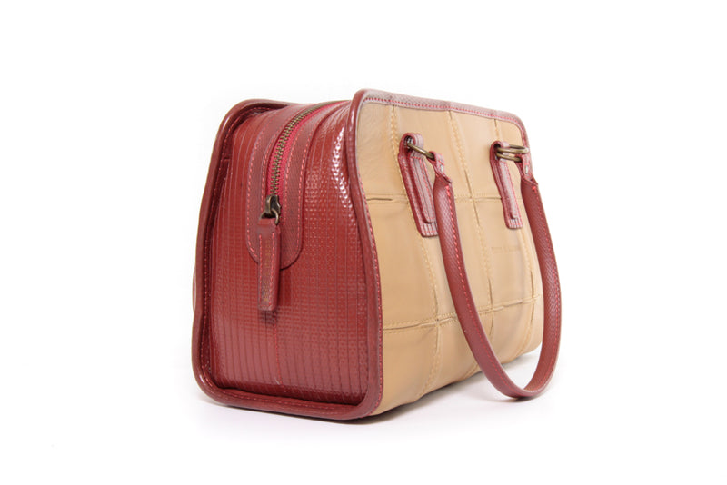 Sustainable Leather Post Bag | Elvis & Kresse
