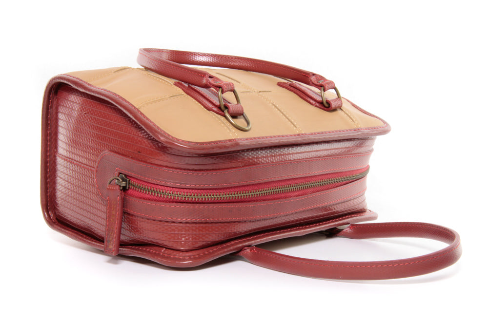 Sustainable Leather Post Bag | Elvis & Kresse