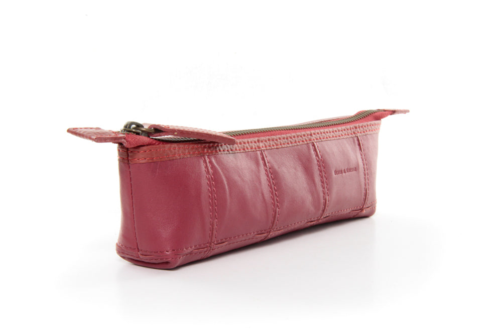 Fire & Hide Pencil Case | Rescued Leather Pencil Case - E&K - Elvis ...